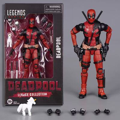 独角SHF兽死侍3 漫威山口式死侍关节可动X战警手办模型Deadpool
