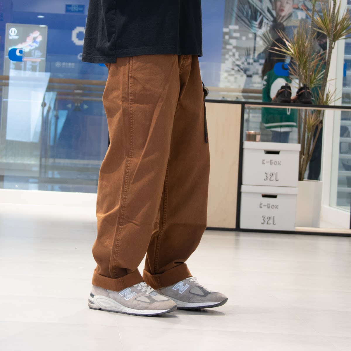 DOOITT日系GRAMICCI潮流新款男女宽松直筒休闲工装长裤原8657-56J
