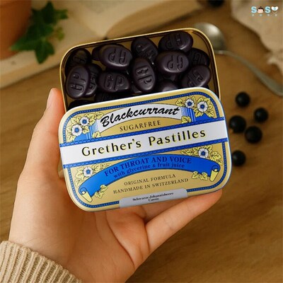 Grether's润糖黑醋栗味润喉糖