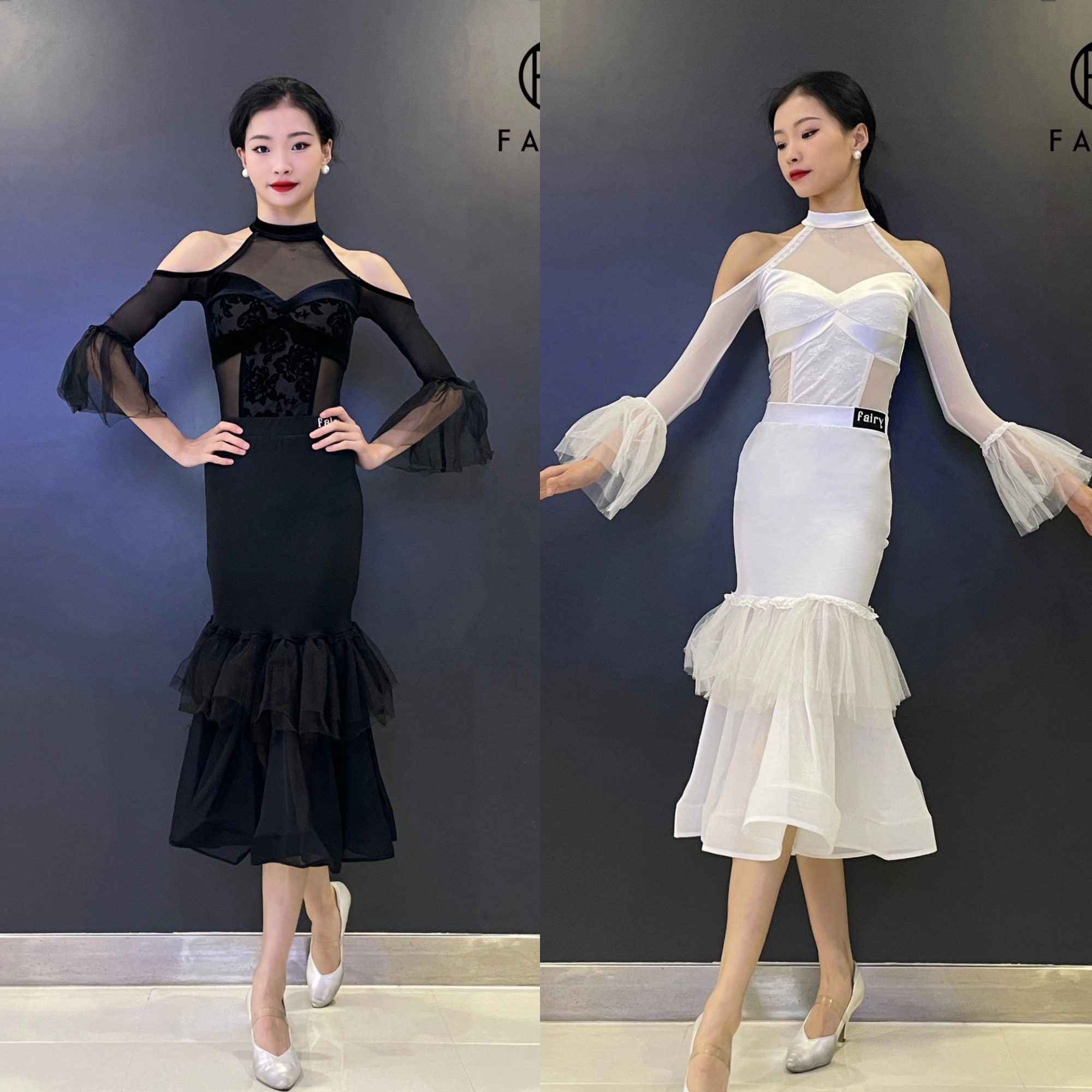 FAIRY舞服专业摩登舞套装含演出服探戈摩登裙舞摩登裙新款表演舞