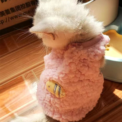 小猫咪衣服幼猫幼犬奶狗保暖卫衣