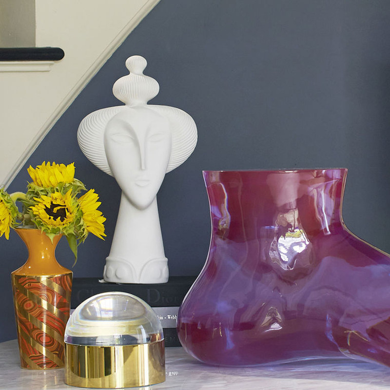现货 美国Jonathan Adler Geisha艺伎陶瓷摆件雕塑装饰样板房正品