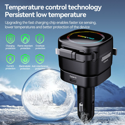 Car charger PD flash charging extension line cigarette light