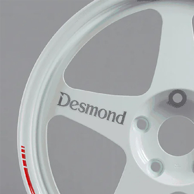 适用于DESMOND EVO REGAMASTER SPOKE替换防水贴花轮毂贴纸6652
