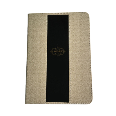 菜谱本点菜单欧式皮革布艺透明活页大号酒店酒水单点菜本8824