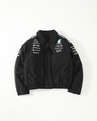 FCG＆SS25 Mercedes联名Petronas方程式宽松拉链校队夹克棉服外套