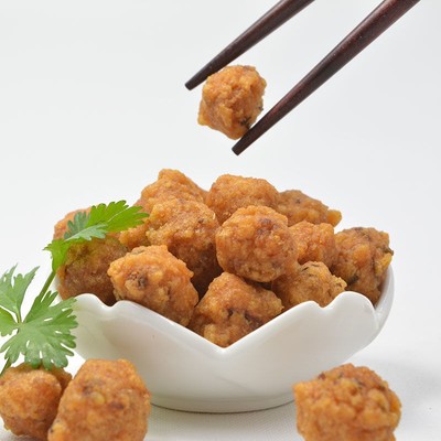 鄄城左营绿豆丸子 牛肉丸子200克袋装干吃火锅零食小吃 菏泽特产