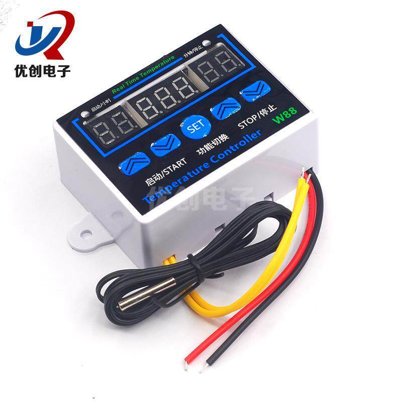 XH-W1411白壳数字温控器三显多功能温度控制器控温控制开关 W88