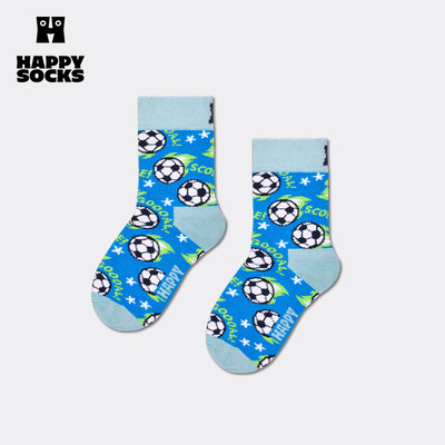 【2026春夏】Happy Socks童袜多巴胺短袜中筒袜儿童足球棉袜子