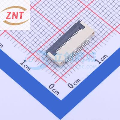FFC/FPC连接器 KH-FG0.5-H2.0-18PIN SMD,P=0.5mm,卧贴 翻盖式 18