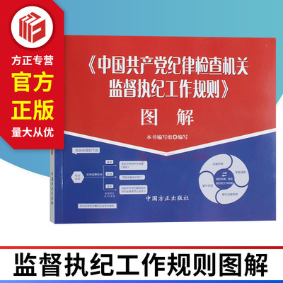 中国共产党纪律检查机关监督执纪工作规则图解 纪检监察工作图解系列 中国方正出版社 9787517406259  正版图书