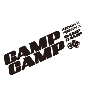 camp车贴公路车架贴radonx车贴
