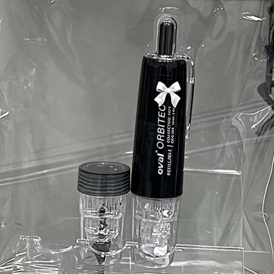 DIY蝴蝶结限定 台湾oval欧文透明按动笔形黑科技网红修正带学霸用涂改带创意改正带替换芯冷淡风黑白灰色官网