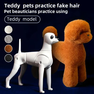 Teddy Pet simulation hair beauty fake beautician practicing