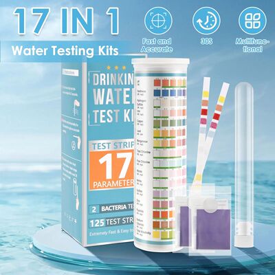 100/125Pc Aquarium Test Strips 5-17 in 1 Water Testing Kits