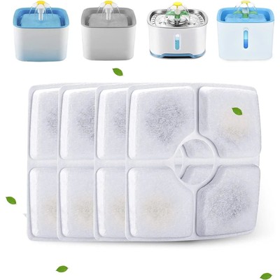 Cat Water Fountain Filter 4/8 Pack Dog Feeders Fountain Filt