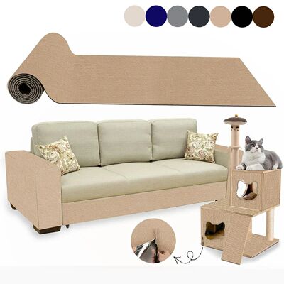 Cat Scratching Mat Self-Adhesive Trimmable DIY Cat Wall Clim