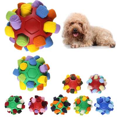 Pet Sniffing Fried Ball Toy Dog Blind Box Hiding Rubber Ball