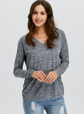 美式J.CR 时尚MDW   舒适人造丝 随性 时尚 气质T恤 女T171