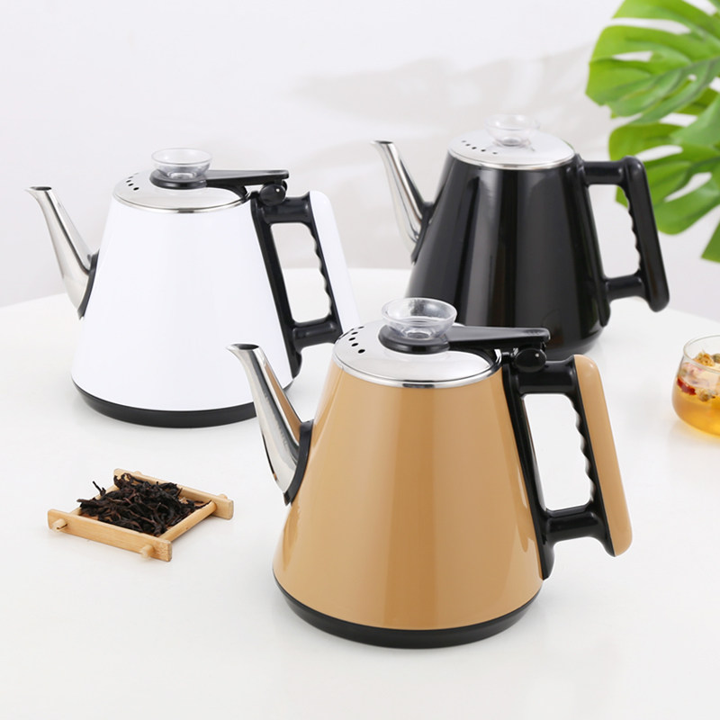全新升级立式冷热家用茶炉茶吧机自动不锈钢防烫手包胶烧水壶单个