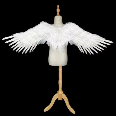 Lightweight Angel Wings Foldable Unisex Black Devil Wings Re