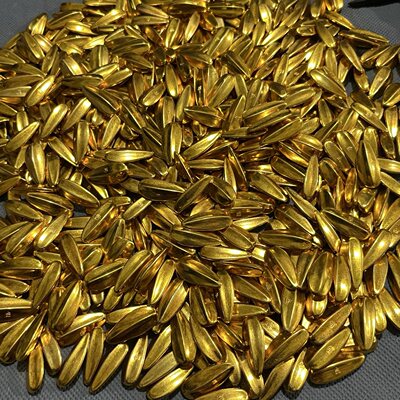 清代黄铜鎏金帝王赏赐之物金瓜子贡品金豆豆多子多福老物件
