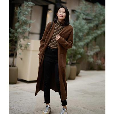 ise“Vintage Fashion”系列条纹高领内搭舒适长袖上衣K2440011