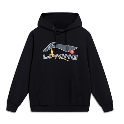 Lining/李宁正品运动时尚系列男子时尚宽松套头连帽卫衣AWDT601