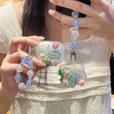 爱心兔子适用SONY索尼LinkBuds Open耳机壳Fit创意女LinkBudsOpen蓝牙耳机保护套linkbudsfit防摔S软充电盒潮