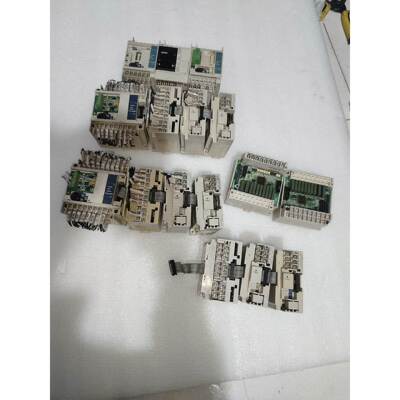 非实价议价议价议价拆机MITSUBlSHI三菱PLC模块,2组FX1N-24M非实