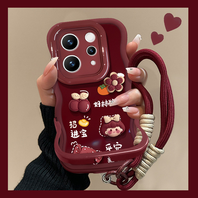 适用vivoS好柿发生挂绳手机壳