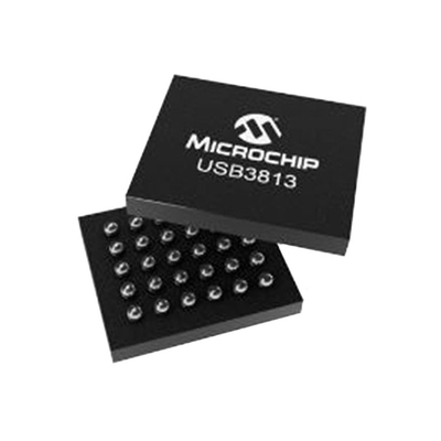 USB3813-1080XY-TR接口芯片IC HB CTLR USB 2.0 30WLCSP