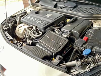 airspeed碳纤维进气风箱套件适配奔驰W176C117 A45 CLA/GLA45改装