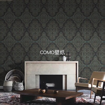 MINGA新古典高级感欧式花电视沙发床头背景墙纸WF25243-1-2-3-4-5