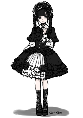 【熊熊日记BearDiary】纯色原创lolita doll感斗篷小套装意向金