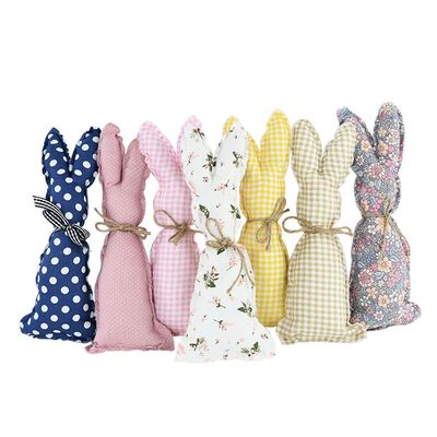Easter Decoration Cloth Art Bunny Ornaments for Holiday Part