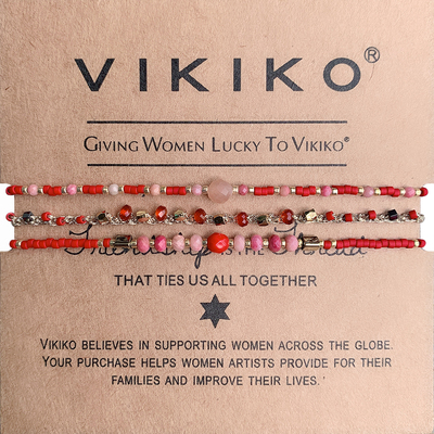 VIKIKO情侣天然石编织个性手绳