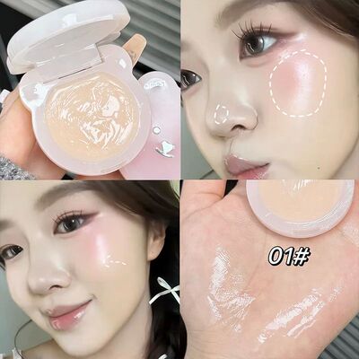 Face Blush Hydrating Cream Vitality Girl Nude Makeup Natural