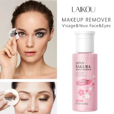 Portable Makeup Remover lashes Cleansing Liquid Water Lip Ey