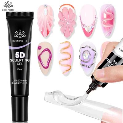 5D Nail Art Gel Waterproof Sculpting gel Carvings & Shape Mo