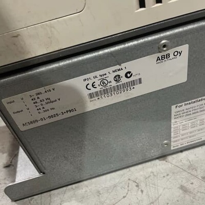 ABB 变频器ACS800-01-0025-3+P901 测--议价商品