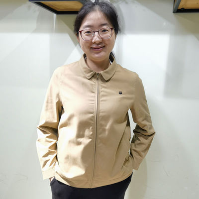 YUN韫短外套细帆布老干部女夹克