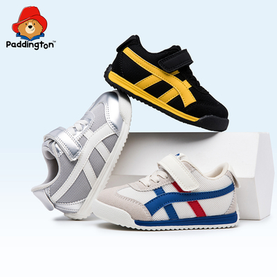 帕丁顿熊春上新儿童运动鞋阿甘鞋