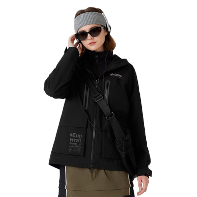 户外三合一冲锋衣诺诗兰可拆卸男