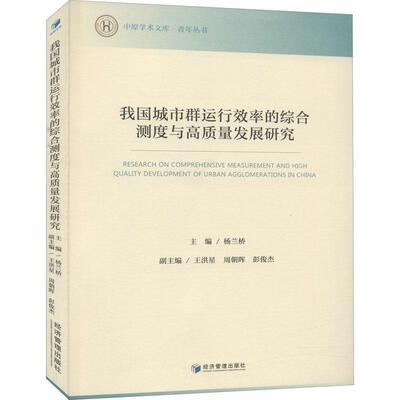 我国城市群运行效率的综合测度与高质量发展研究杨兰桥普通大众城市群发展研究中国建筑书籍