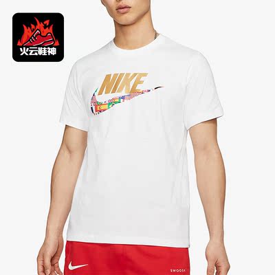 Nike/耐克正品夏季新款男子运动时尚印花休闲短袖CT6551-100