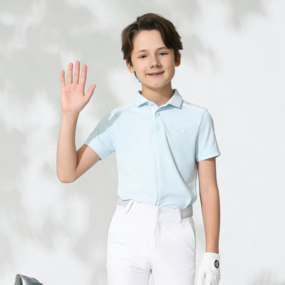 EAGEGOF男童速干高尔夫T恤