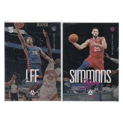 球星卡 萨宾李新秀 本西蒙斯粉平行 帕尼尼20-21luminance