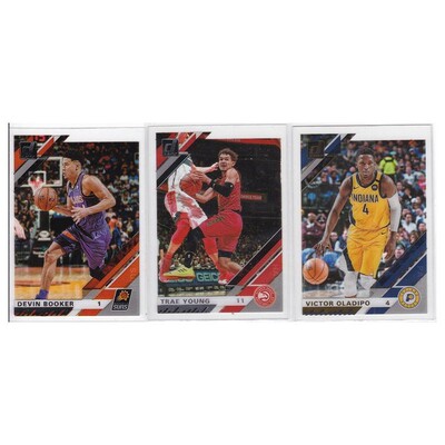 NBA球星卡 德文布克 特雷杨 奥拉迪波金 胶片帕尼尼19-20clearly