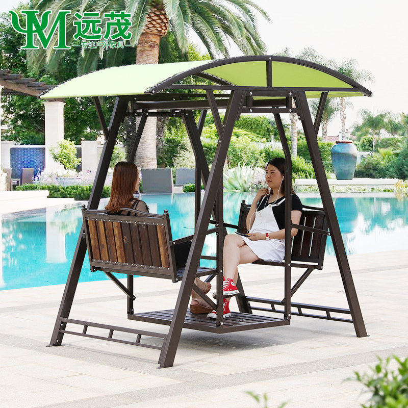 远茂摇摇椅子双人室内阳台休闲摇蓝椅户外秋千吊椅重力平衡摇椅_虎窝淘